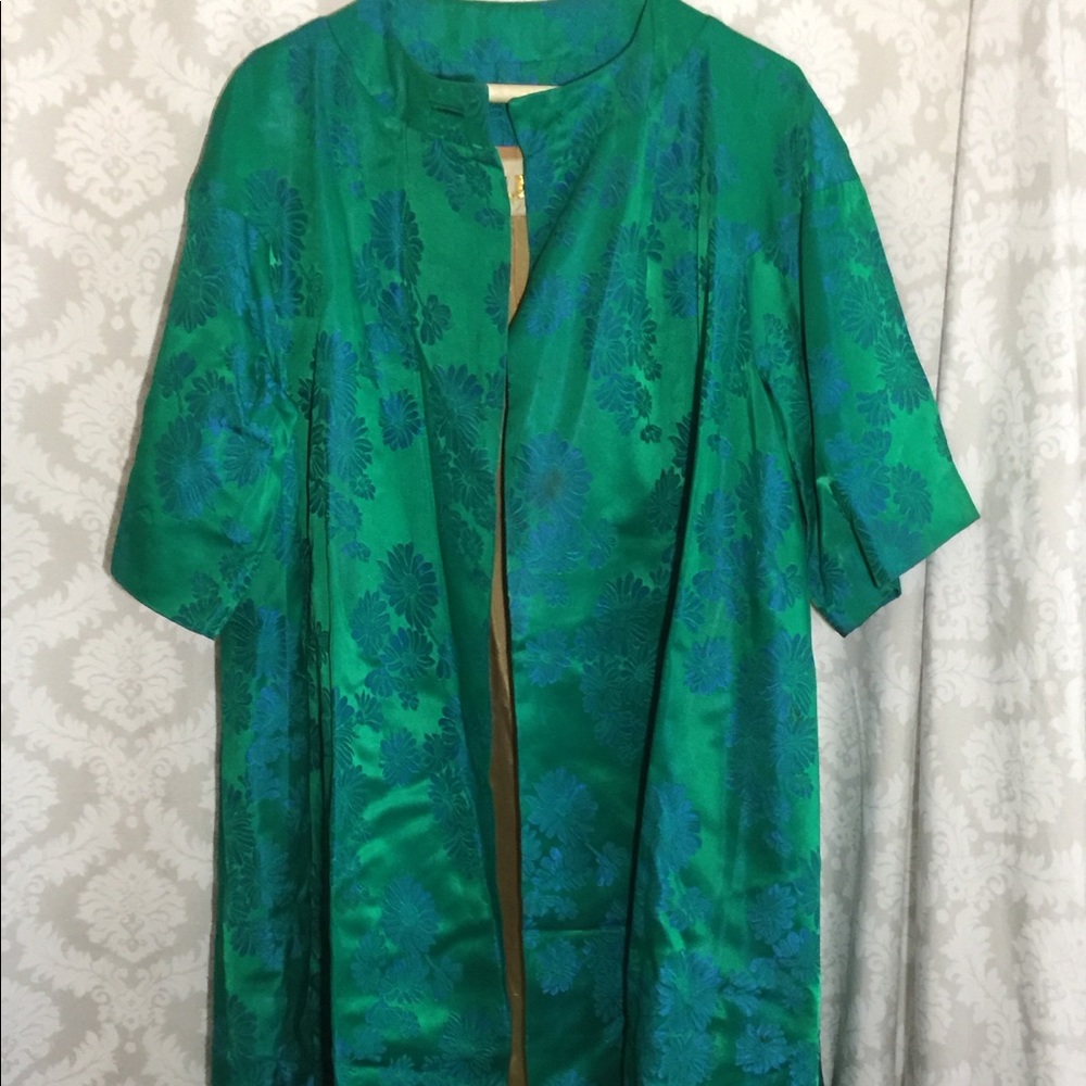 Vintage 1960s Mandarin Overcoat - Gem